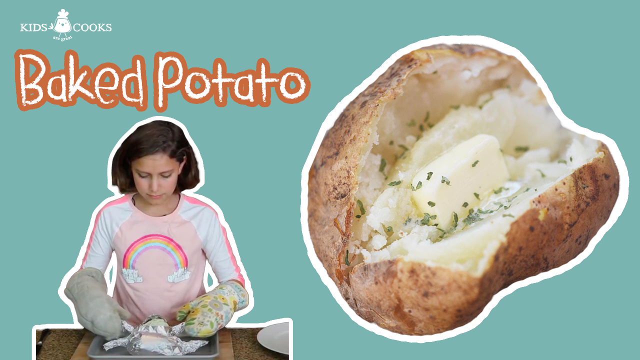 How To Make Yummy Bake Potato - Kid Cooking Video