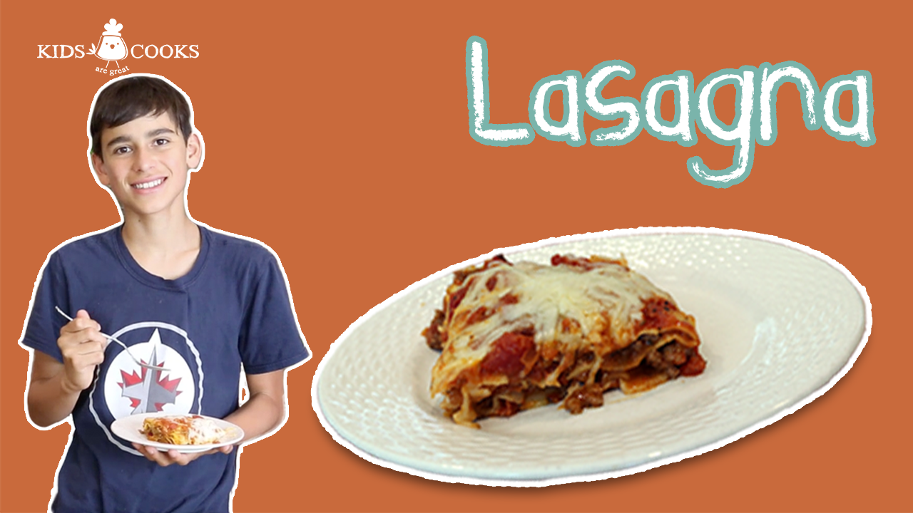 How To Make Delicious Lasagna - Video Cooking Lesson for Kids