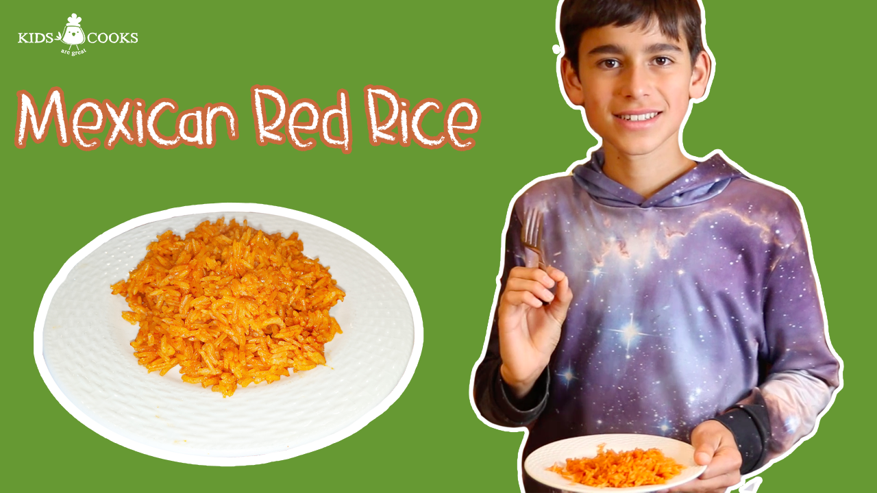 How To Make Authentic Mexican Red Rice For Kids - Video Lesson